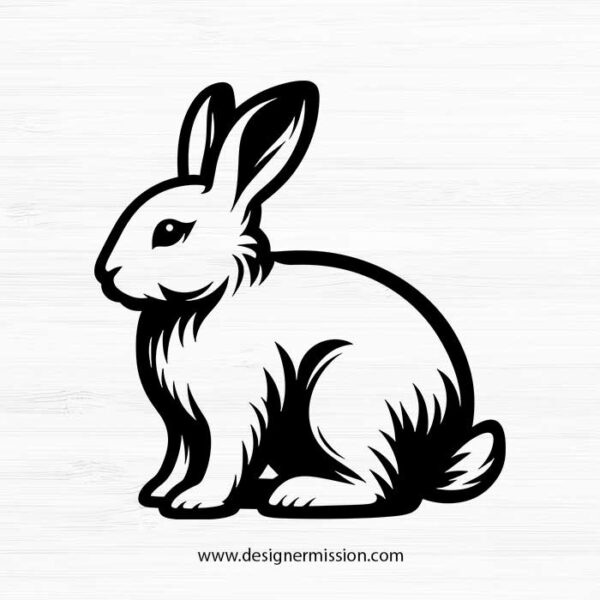Download Bunny SVG Free for Silhouette & Cricut- Designer Mission