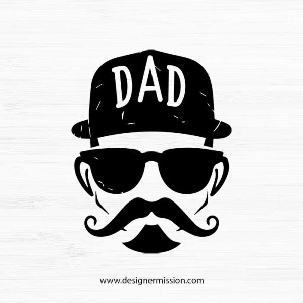 Download dad svg free for Silhouette & Cricut- Designer Mission