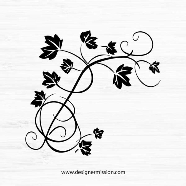12+ Vine SVG Files for Cricut – Floral & Botanical Art