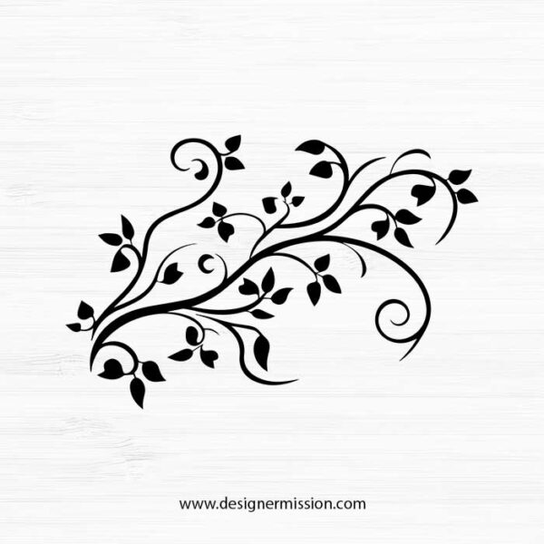 12+ Vine SVG Files for Cricut – Floral & Botanical Art